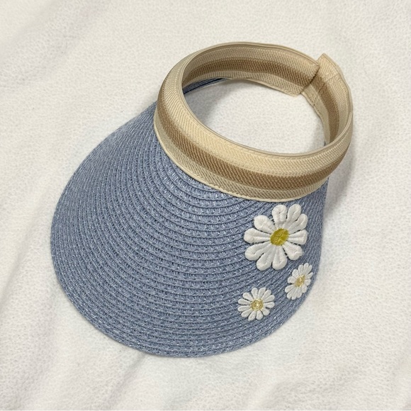 Other | New Sun Visor Caps Sun Protection Women Flower Hat Fashion Cap ...
